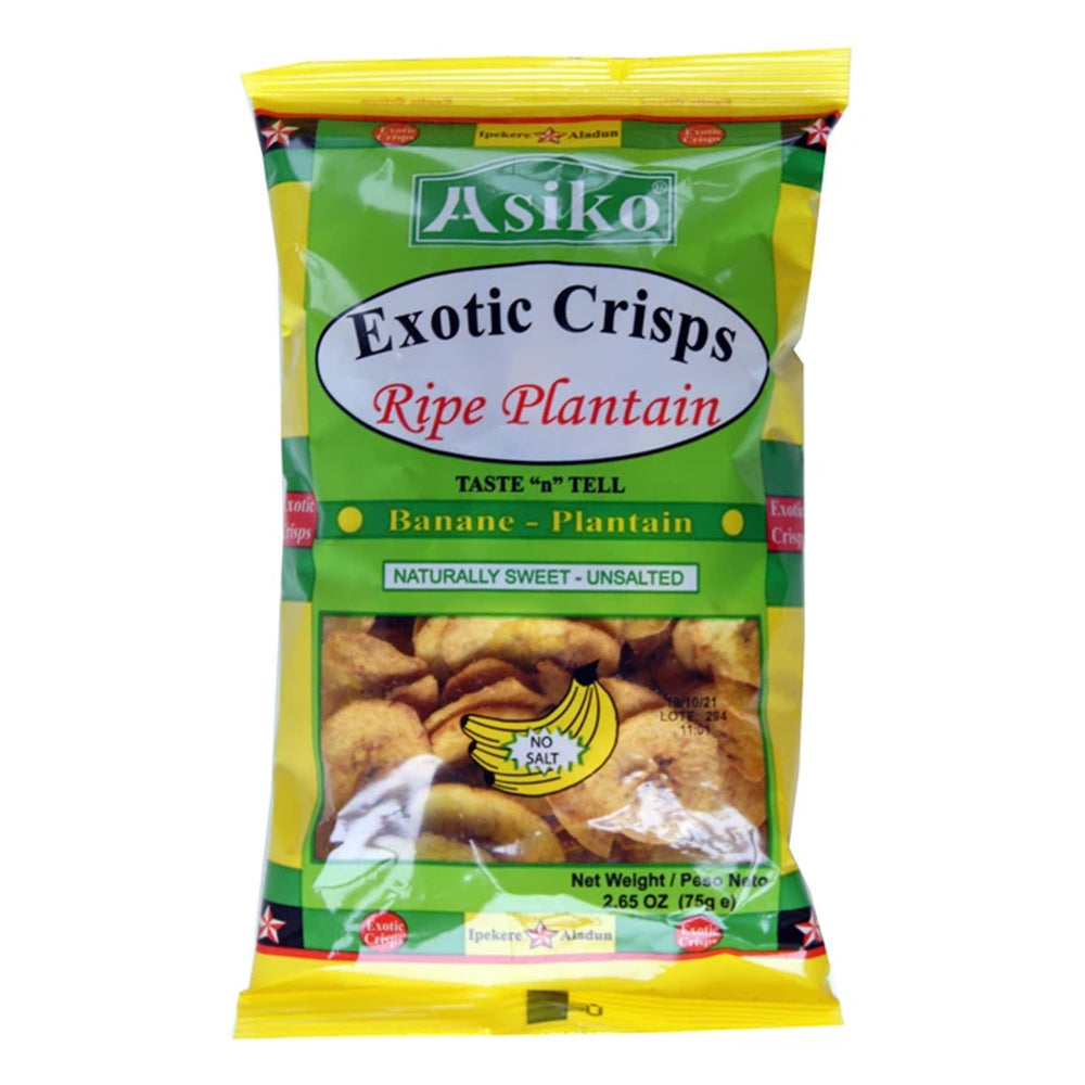 Asiko Exotic Plantain Chips (Kpekere) - Chilli | Niyis.co.uk – Niyis ...